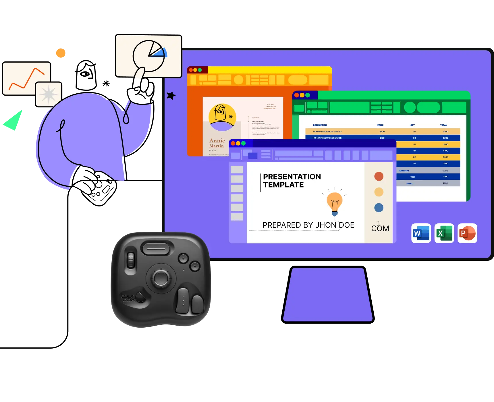 TourBox Lite - 觸發左手魔力，讓一切變簡單