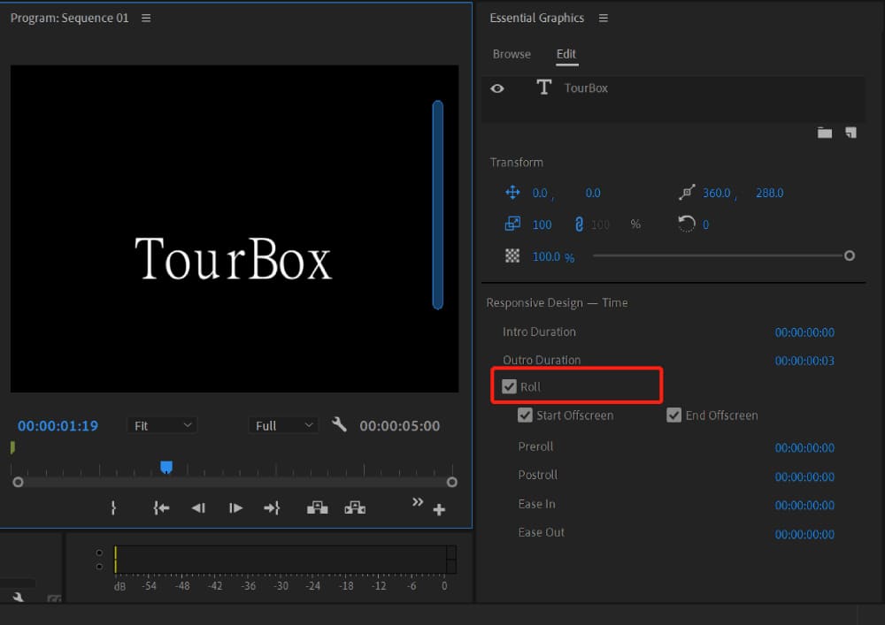 A Step By Step Guide How To Roll Text In Premiere Pro 