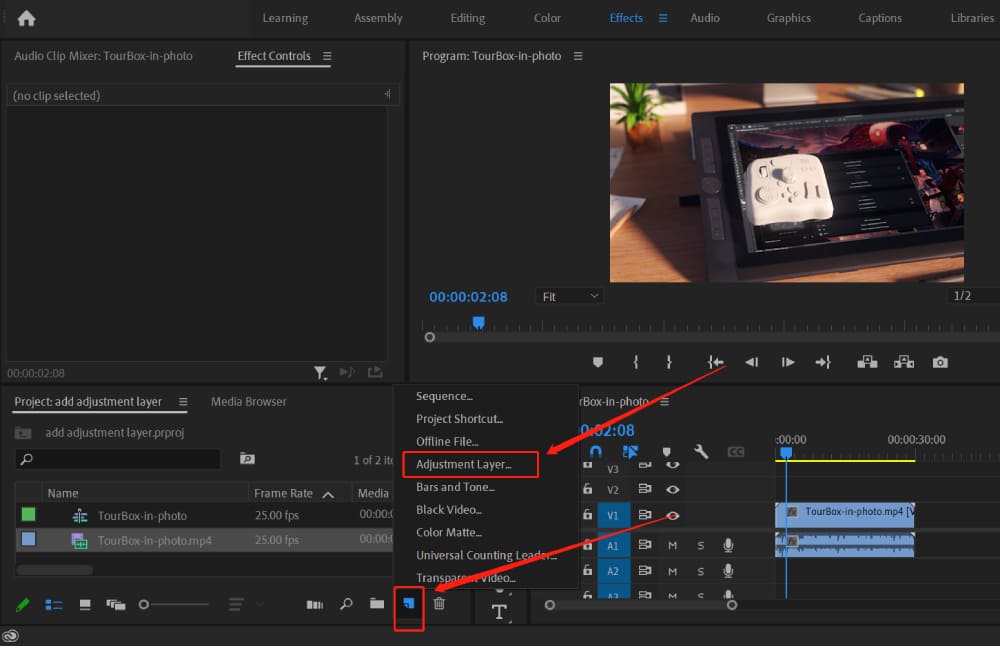 How To Add Adjustment Layer In Premiere Pro 